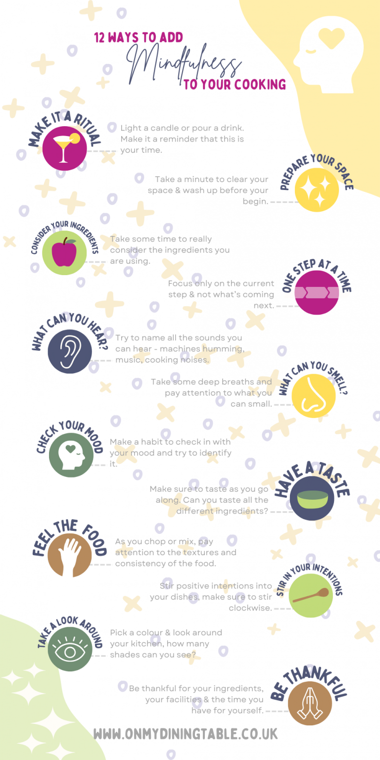 12 Ways to bring Mindfulness to your Cooking - On My Dining Table